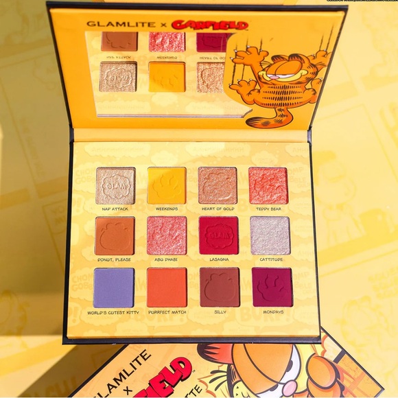 Glamlite | Makeup | Garfield X Glamlite Eyeshadow Palette New Limited ...